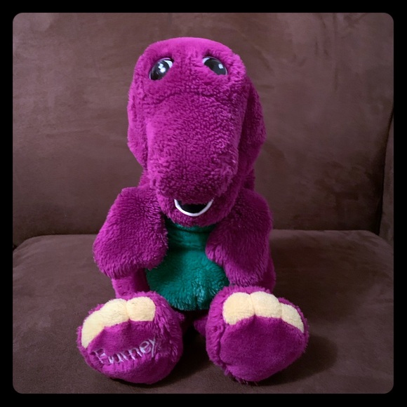 Accessories | Vintage 199s Barney Stuffed Puppet | Poshmark